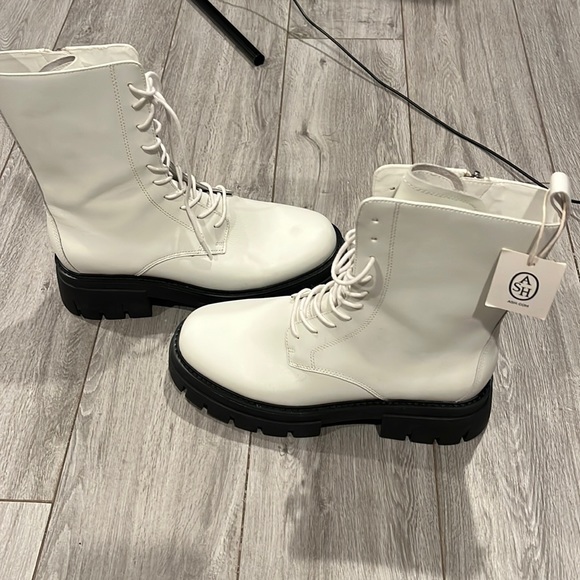 Ash | Shoes | New Arrival Ash Womens Leather Combat Boots | Poshmark